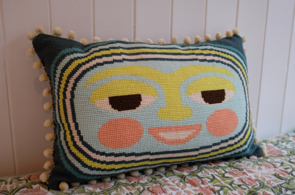Blue Moon Needlepoint Kit — The Blue Peony