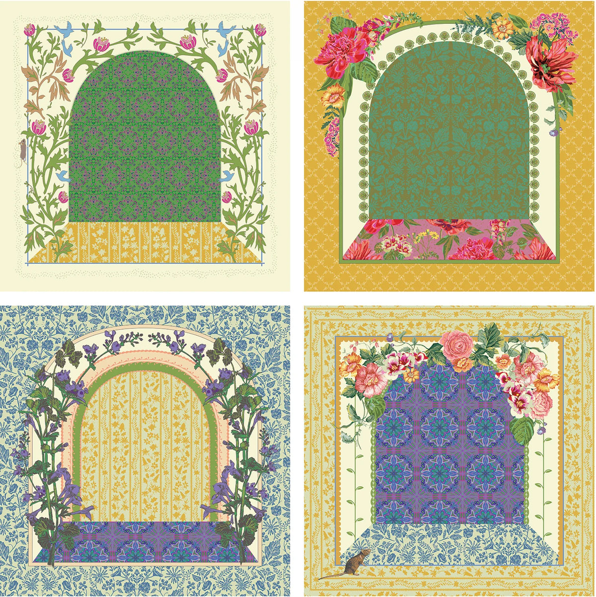 Feline Foundation Blocks - Set of 4 — The Blue Peony